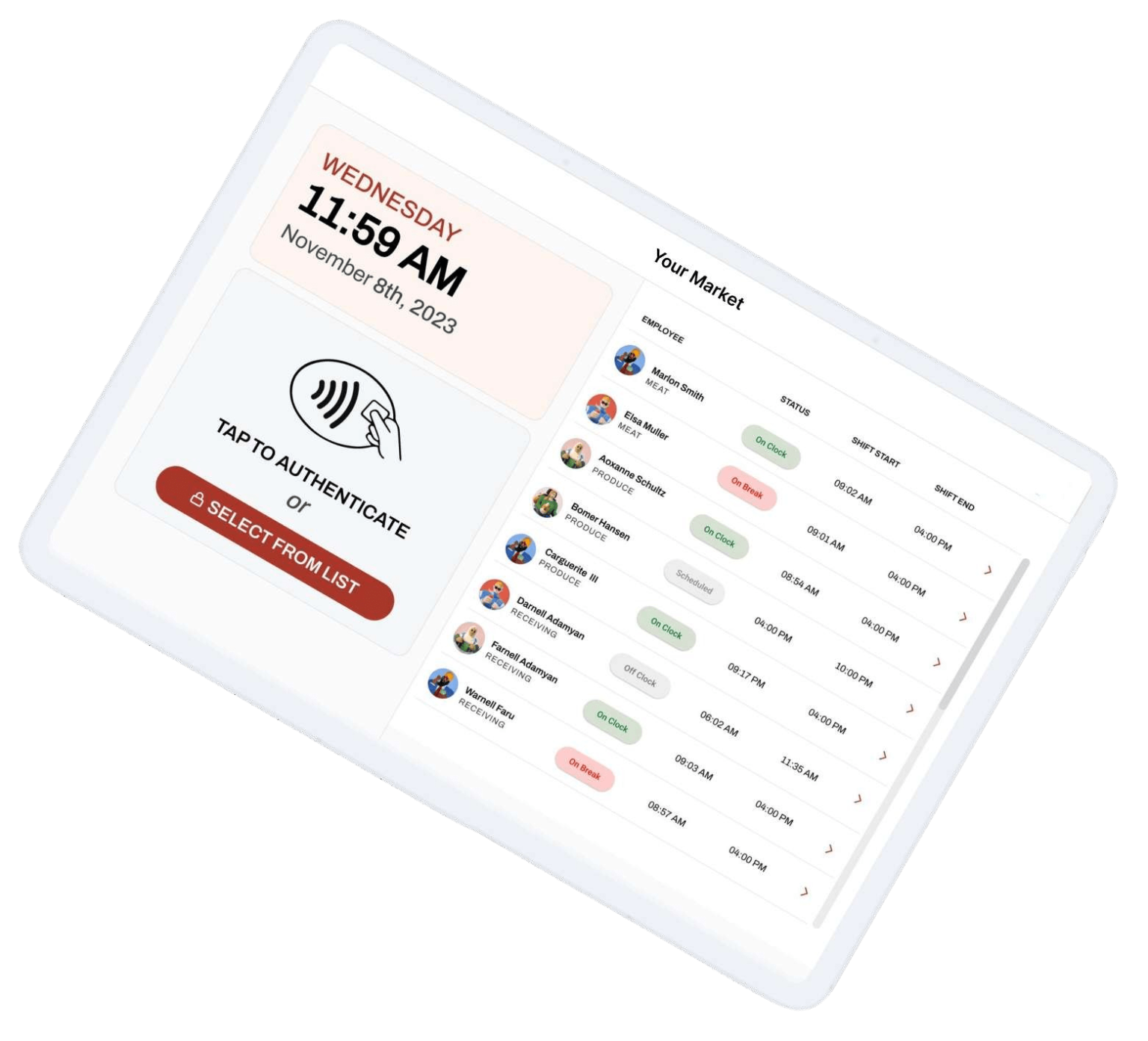 Single Portfolio 5 (ClockIn) - Home